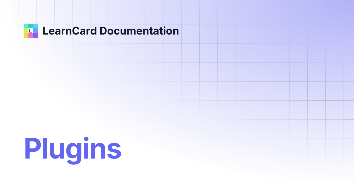 Plugins | LearnCard Documentation